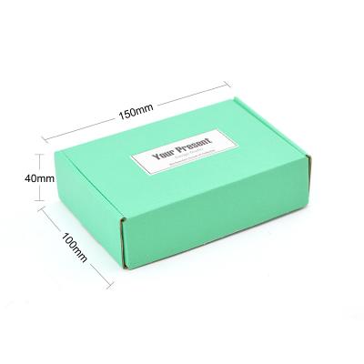 China Custom Printed Corrugated Cardboard Shipping Box 15x10x4cm with Varnishing for sale