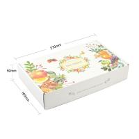 China Custom Recyclable Colored Tuck Top Paper Packaging Boxes CMYK Printed Corrugated Cardboard 27x16.5x5cm for sale