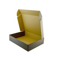 China Custom Folding E Flute Corrugated Paper Packaging Box Matte Lamination 36x26x6cm for sale