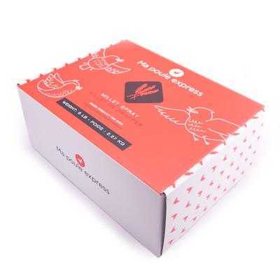 China Custom Double Sides Printed Corrugated Cardboard Packaging Box for Toothpaste 4 Color Offset Printing for sale