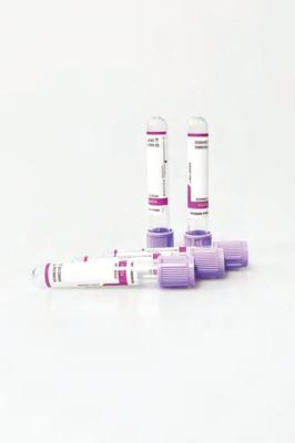 China 1-10ml K3EDTA Vacuum Blood Collection Tube for Hematology Testing with PET/Glass Construction for sale