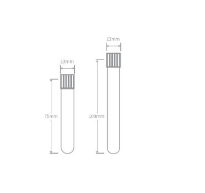 China EDTA NaF Blood Collection Tube 2mL 13x75mm for Glucose Test for sale