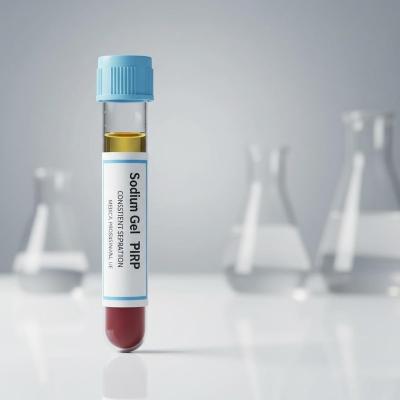 China PRP Tube 10ml Sodium Gel Vacuum Blood Collection Tube for Platelet Rich Plasma Separation for sale