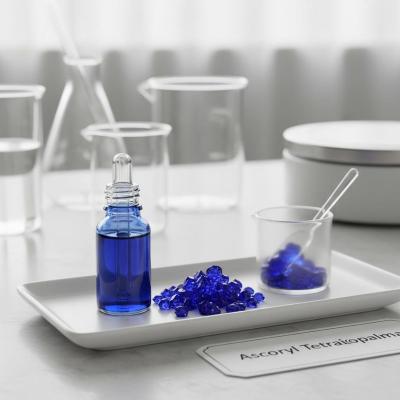 China Meisi MS-Guaiazulene 99.5% Purity Cosmetic Raw Material Dark Blue Liquid Crystal for sale