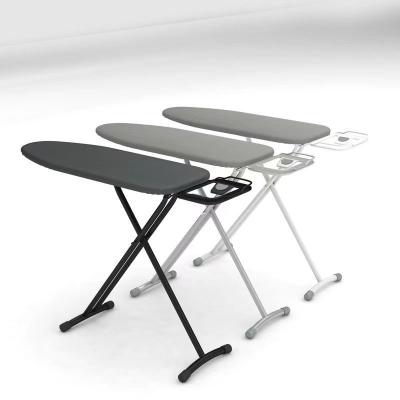 China Steel Top Folding Iron Board Wall Mounted with Wheels 43x13 inch Adjustable Height for sale