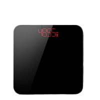 China Fitness Smart Body Weight Scale 180kg Tempered Glass Digital Bathroom Scale Hotel Guest Room Supplies for sale