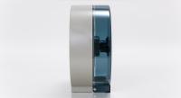 China Lockable ABS Round Paper Towel Dispenser Wall Mounted Dark Green for sale