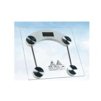 China 180kg Digital Body Weight Scale 6mm Tempered Glass Bathroom Scale with LCD Display for sale