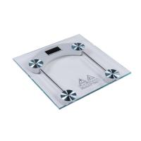 China 180kg Digital Body Weight Scale 6mm Tempered Glass Bathroom Scale with LCD Display for sale