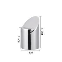 China Stainless Steel Table Card Holder Cuboid Wedding Metal Tent Sign Holder 10x5cm for sale