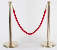 China Crowd Control Velvet Rope Stanchions 900mm Height Stainless Steel Hotel Lobby Barrier for sale