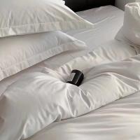 China 100% Cotton White Bedding Sheet Set For Five Start Hotel for sale