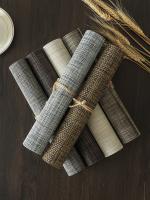 China PU Leather Restaurant Dinner Napkin Table Cloth 30x45cm Heat Resistant Wipe Clean for sale
