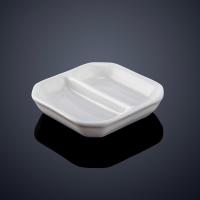 China White Porcelain Dinner Set Polished Ceramic Dishes Modern for sale