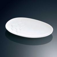 China White Ceramic Square Plates Durable Porcelain Dessert Plate For Home for sale