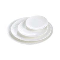 China White Ceramic Square Plates Durable Porcelain Dessert Plate For Home for sale