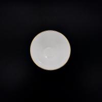 China White On Glazed Ceramic Plates With Cover For Wedding Party for sale
