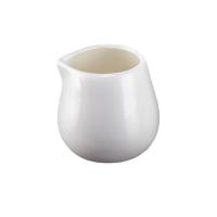 China White Coffee Milk Creamer Pitcher Porcelain Small Serving Sauce for sale