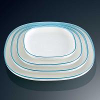 China Food Safe Porcelain Tableware Set Hotel Porcelain White Dinnerware for sale