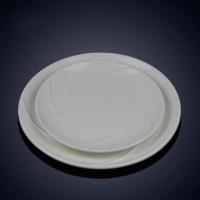China White Round Porcelain Dinner Set Microwave Safe Ceramic Dinner Plates for sale
