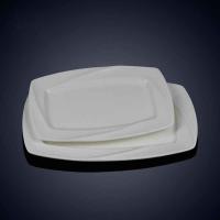 China White Square Appetizer Plates Polished Square Melamine Appetizer Plates for sale