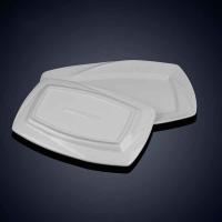 China White Square Appetizer Plates Polished Square Melamine Appetizer Plates for sale