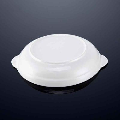 China Reusable Melamine Dinner Bowl Plates With Ears Vegetable Serving Dishes for sale