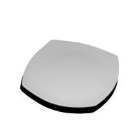 China Microwave Safe Square Porcelain Dinner Plate Set 4 Piece for Restaurant Use for sale