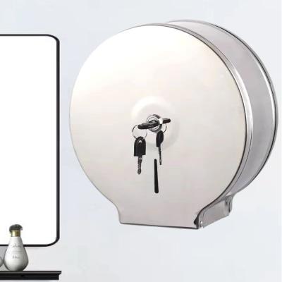 China 304 Stainless Steel Wall Mounted Paper Towel Dispenser 9 Inch Jumbo Roll for sale