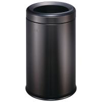 China 6L 8L 12L Stainless Steel Trash Can Double Layer Round Dustbin for Hotel Guest Room for sale