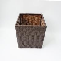 China Bamboo Rattan Laundry Basket 50L Hotel Guest Room Supplies Woven Hamper for sale
