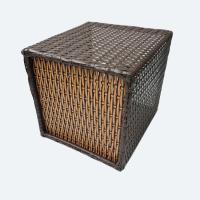 China Bamboo Rattan Laundry Basket 50L Hotel Guest Room Supplies Woven Hamper for sale