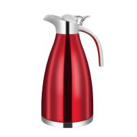 China 1.5L 2L Vacuum Insulated Stainless Steel Thermos Coffee Pot Hotel Guest Room Kettle for sale