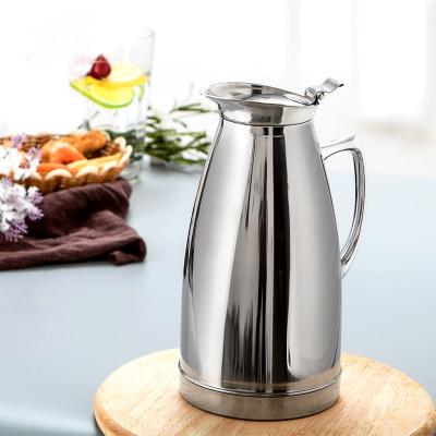 China 304 Stainless Steel Vacuum Insulated Thermos Kettle 1.5L 2L Hot Cold Water Flask for Hotel Home Office for sale