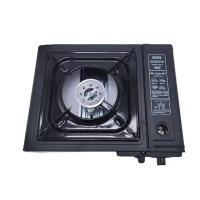 China Black Outdoor Portable Gas Cooker Single Burner Propane Camp Stove 330x290x100mm for sale