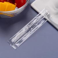 China Food Grade Small Plastic Forks For Fruit Wrapped Plastic Forks for sale
