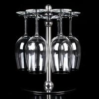 China Wine Glass Drying Rack Wine Glass Holder With Metal Stemware for sale