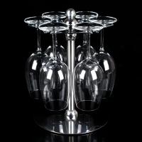 China Wine Glass Drying Rack Wine Glass Holder With Metal Stemware for sale
