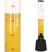 China Plastic 3L Beverage Tower Coffee Bar Equipment Black Beer Tower for sale