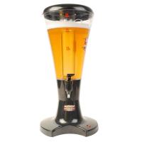 China 3L Draft Beer Dispenser with LED Lights Tabletop Beverage Dispenser PE Material for sale