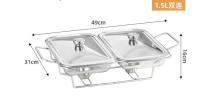 China Buffet Food Warmer 2 Quart Chafing Dish For Restaurant Serving for sale