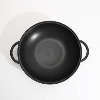 China Double Ears Aluminum Alloy Soup Pot 28cm Nonstick Induction Base Hot Pot for sale