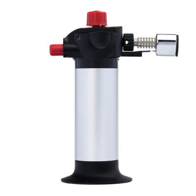China Windproof Cooking Kitchen Lighter Convenient Outdoor Fire Butane Torch for sale