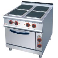 China 20.8KW 380V Commercial 4 Burner Gas Range Stainless Steel Electric Cooking Stove for sale