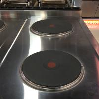 China 20.8KW 380V Commercial 4 Burner Gas Range Stainless Steel Electric Cooking Stove for sale