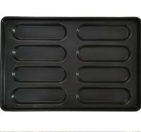 China Rectangular Hot Dog Bun Baking Pan OEM Hamburger Bun Pans Bakeware for sale