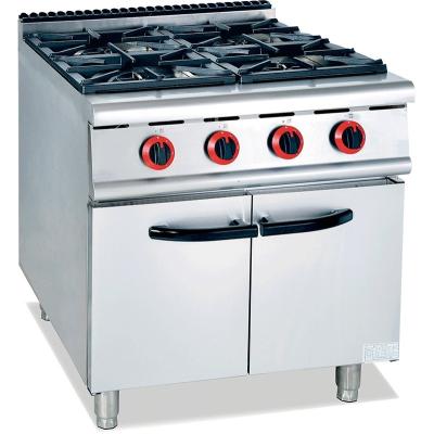 China Commercial Gas Range 4 Burner 30KW 22KW Stainless Steel Cooktop for Restaurant Kitchen for sale