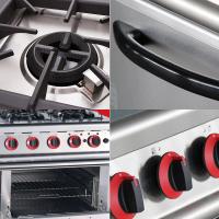 China Customized 3 Burner Range Commercial Electric Range And Oven for sale