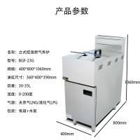 China 18kW 28L Single Tank Gas Fryer Commercial Stainless Steel Cooking Equipment for sale