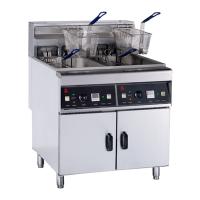 China Commercial Electric Deep Fryer 18kW 28L Stainless Steel Table Top Fryer for sale